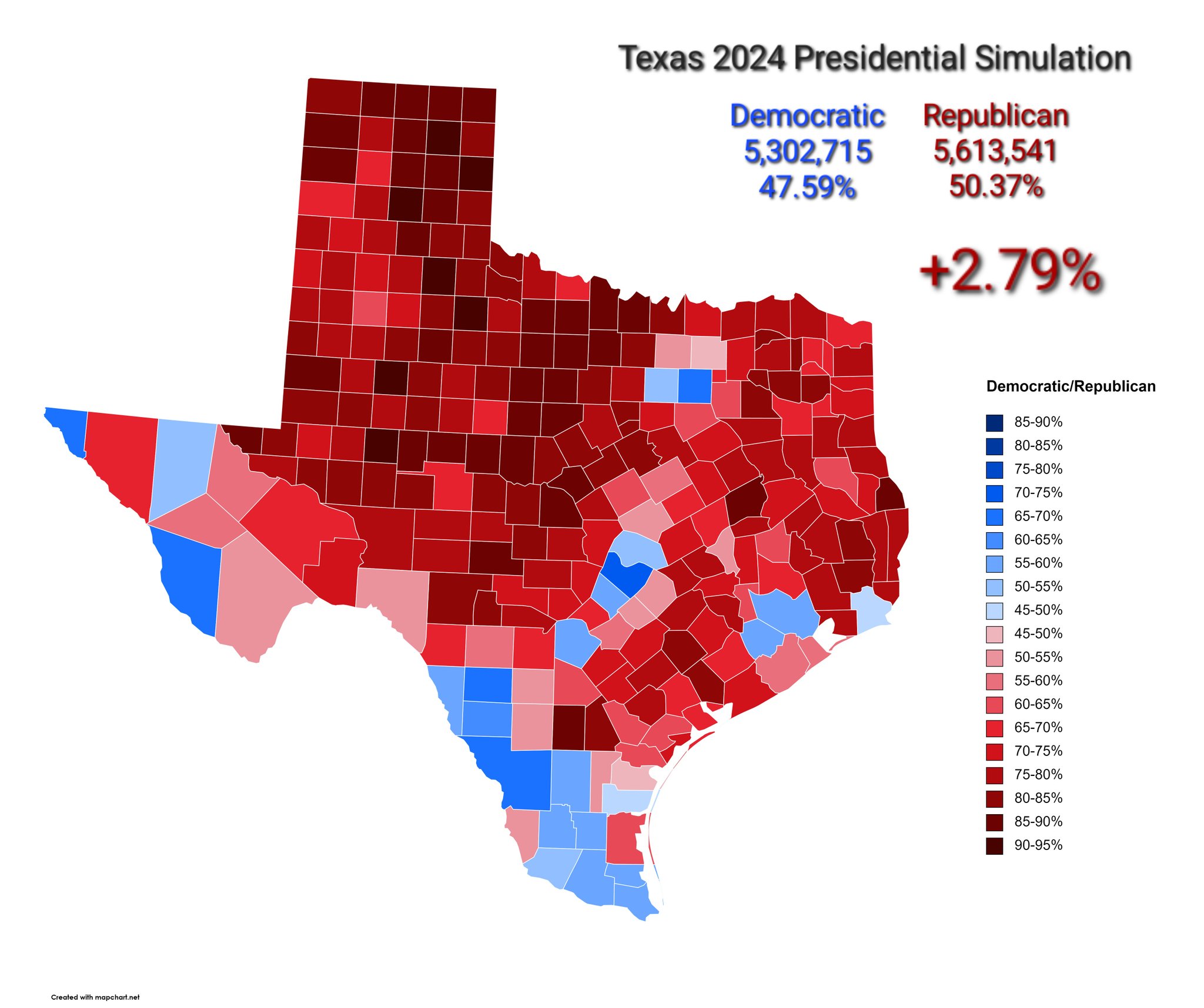 State Of Texas County Map