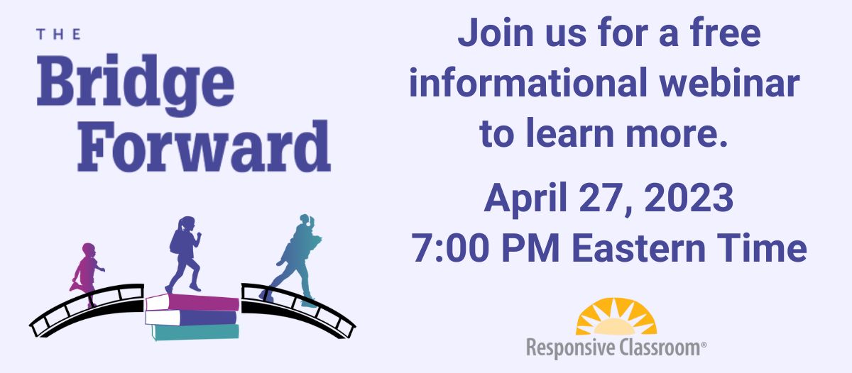 Responsive Classroom on Twitter: "Join us for an informational webinar on Thursday, April 27, at ...