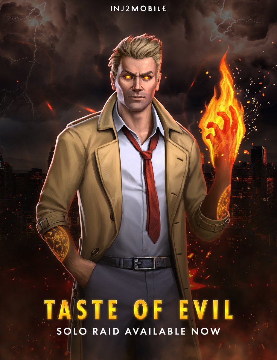 Injustice 2 Mobile on Twitter: "Taste of Evil Solo Raid is now available! Take down Constantine ...