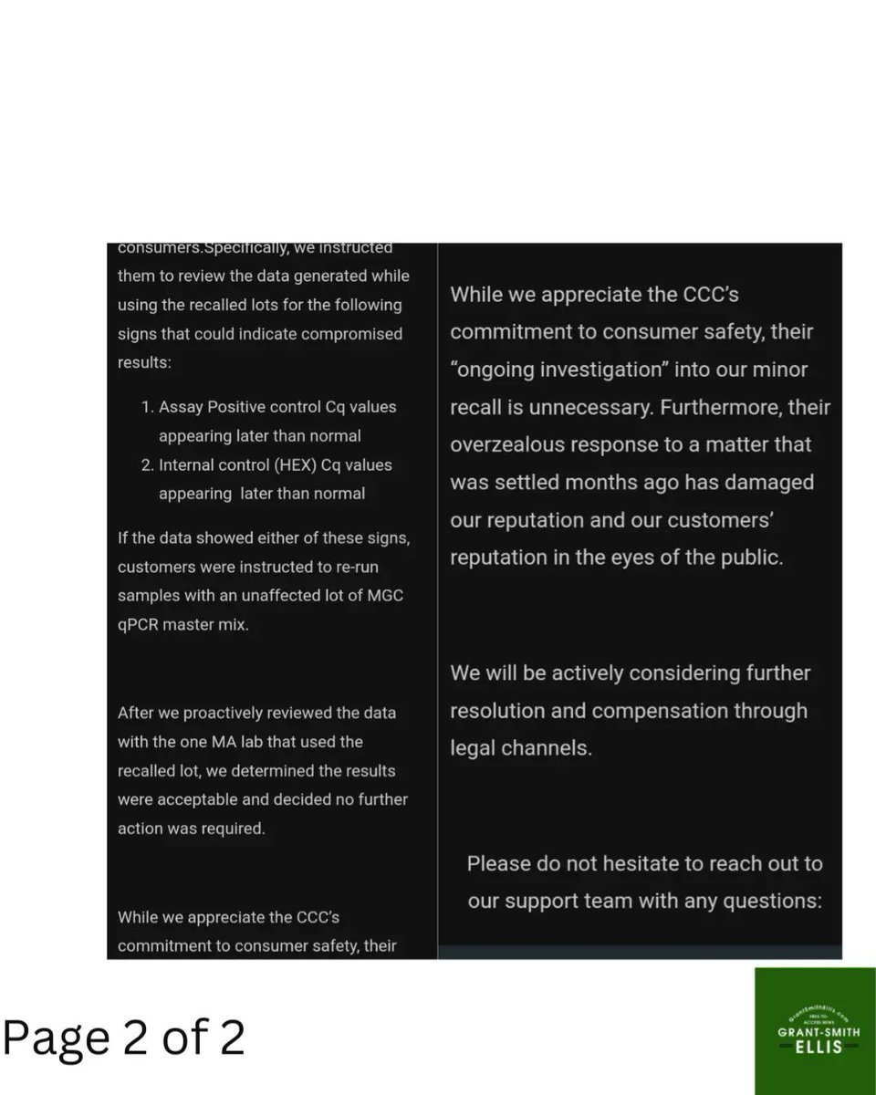 Grant Smith Ellis on Twitter: "BREAKING; Medicinal Genomics is disputing the origin of a @MA ...