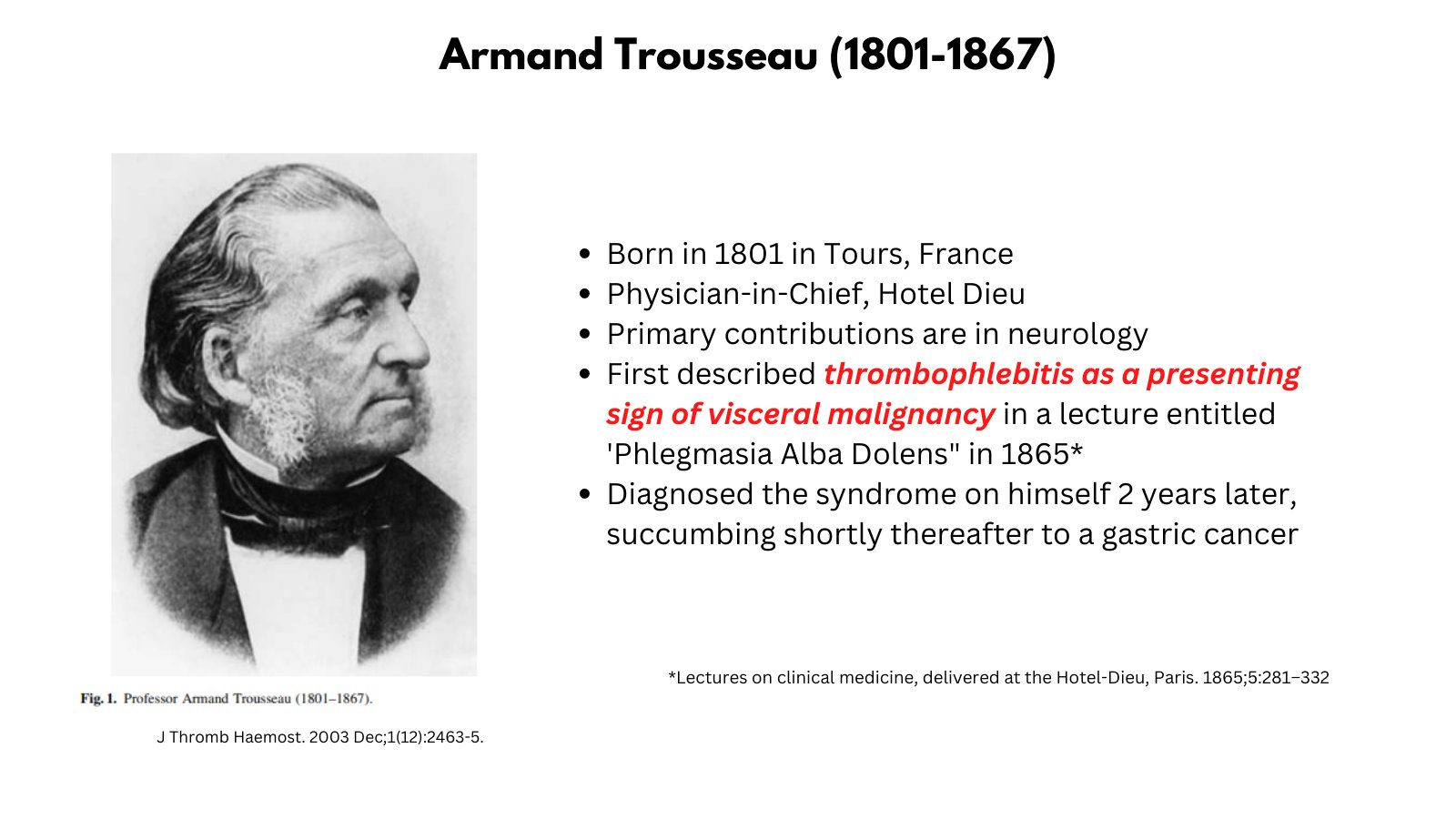 Trousseaus Syndrome