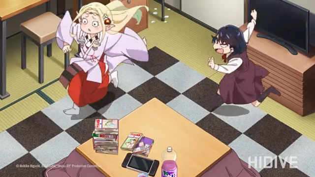 HIDIVE on Twitter: "Who needs to fulfill their duties when there are video games? Watch Elda ...