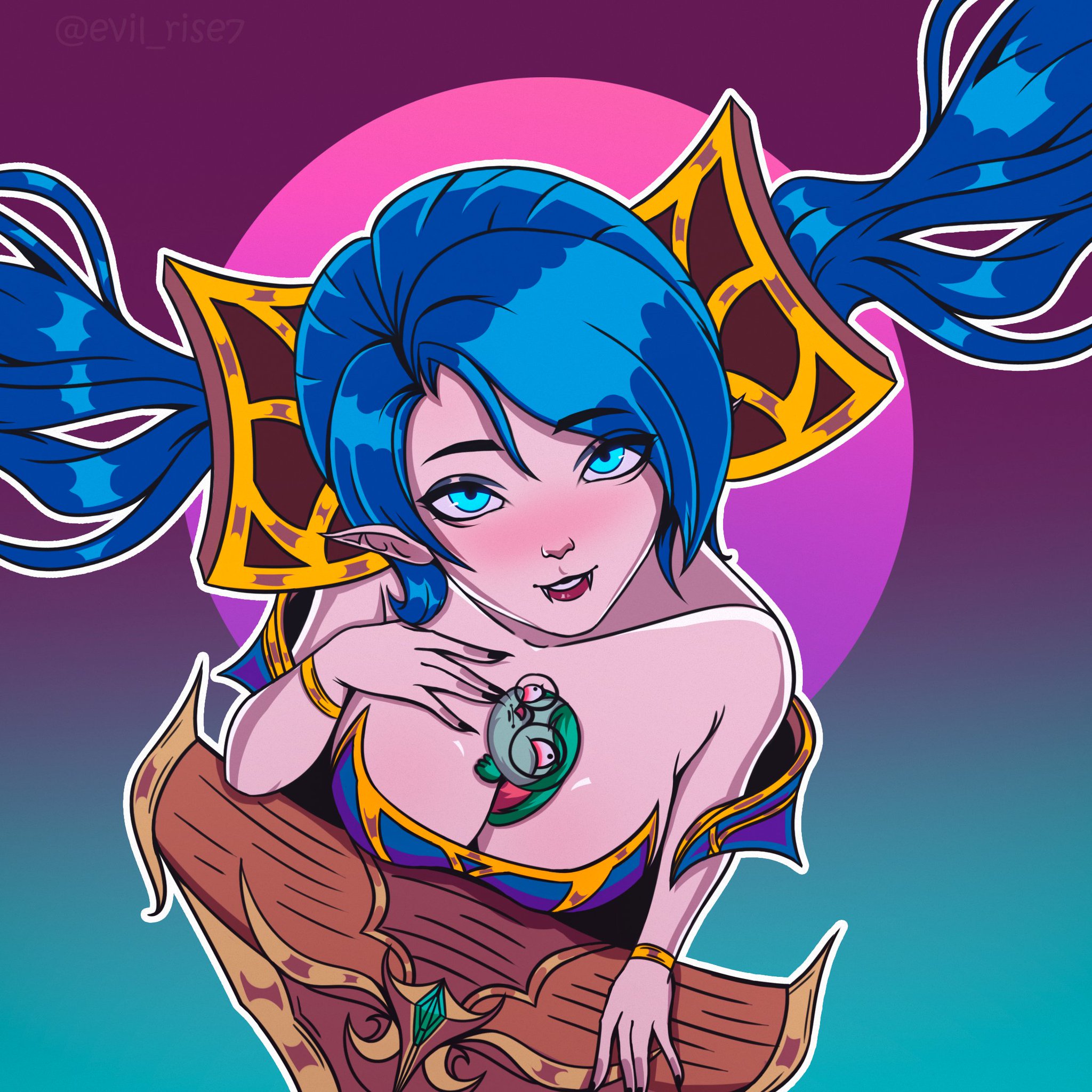 evil_rise7 on Twitter: "There are 3 more characters left to draw for 6 Fan Arts Challenge. 3/6 🎹 ...