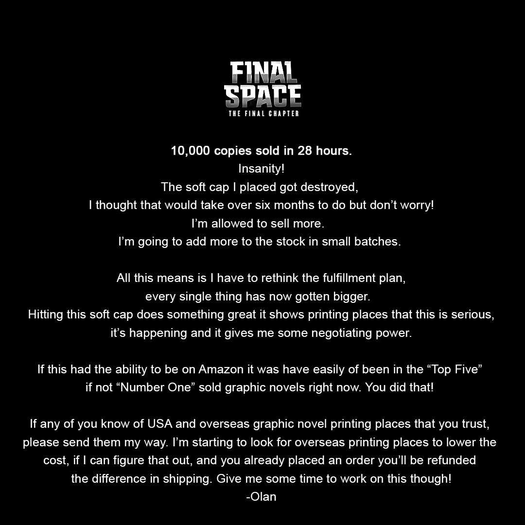 Cartoon News Network on Twitter: "‘FINAL SPACE: THE FINAL CHAPTER ...