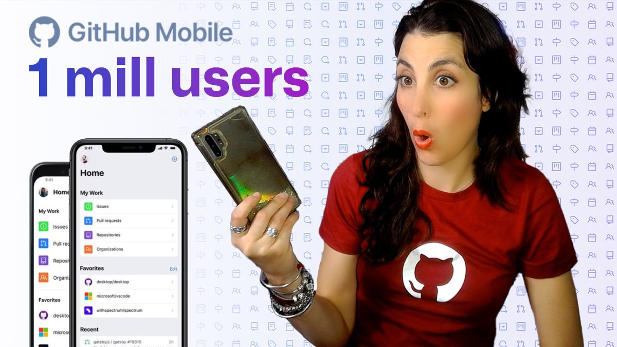 Mish 🍩 Michelle Mannering on Twitter: "RT @github: There's one million of you on GitHub Mobile ...