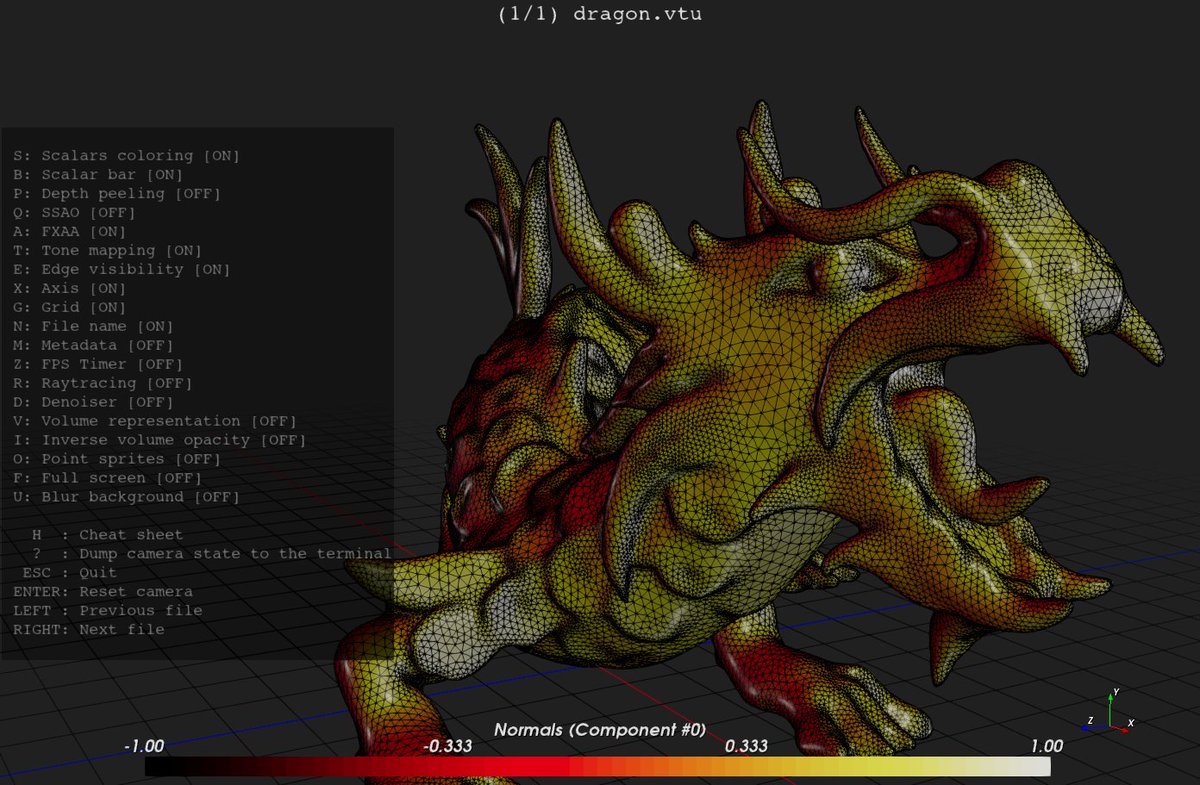 3D人-3dnchu- CG情報ブログ on Twitter: "F3D v2.0 - 高速でミニマルな無料＆オープンソースの3Dモデルビューアーアプリ！glTF、STL、OBJ、STEP ...