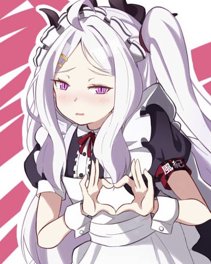 ブルアカ「メンテが明ければアリスがメイド勇者になるだと!? ならばこちらはメイドデビルだ!」|雪見うなぎのイラスト