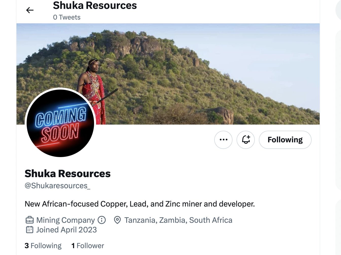 Jason Brewer on Twitter: "⏳⏳⏳ News due soon. Shuka Resources - a new one to follow ...