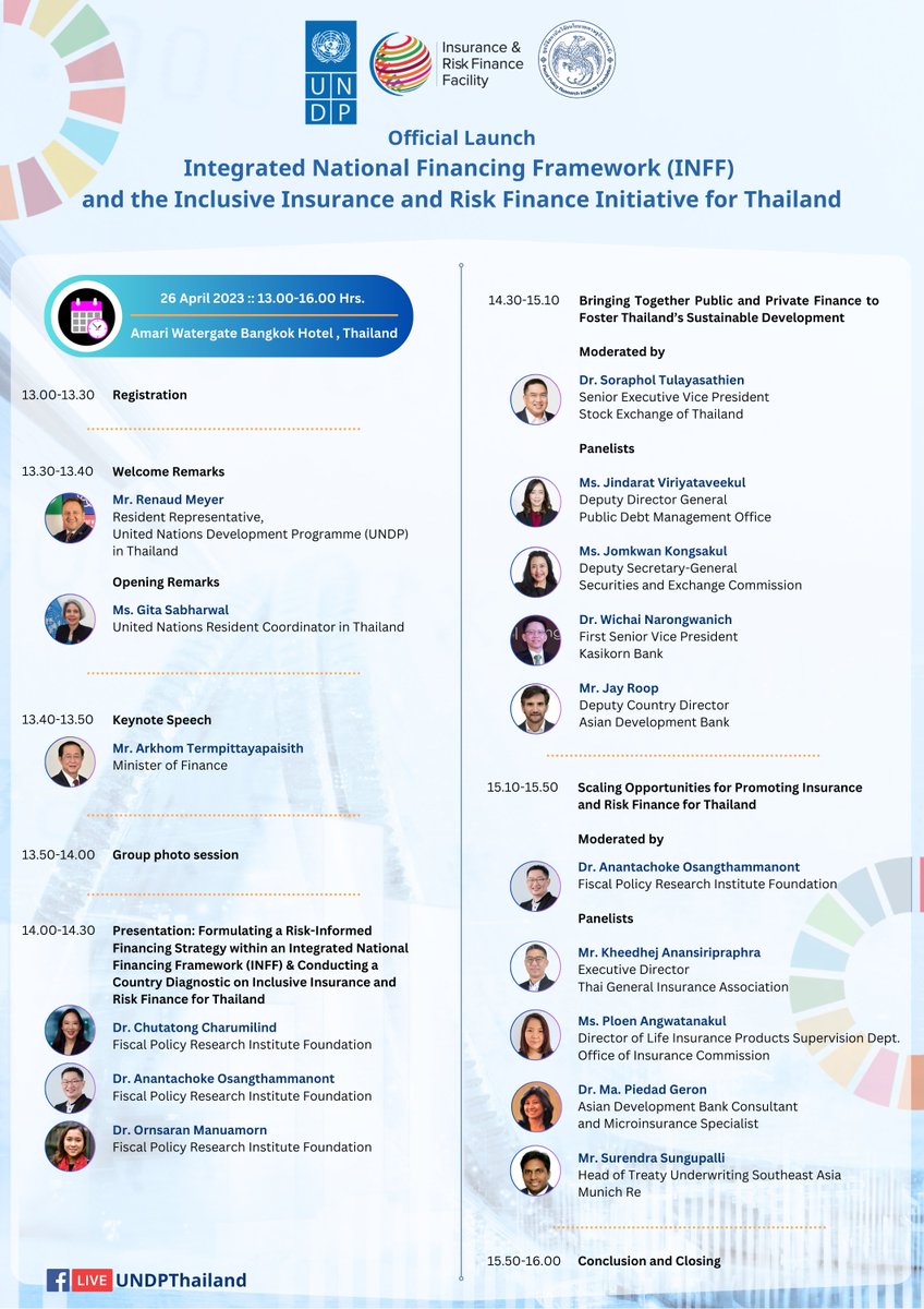 United Nations in Thailand สหประชาชาติในประเทศไทย on Twitter: "RT @UNDPThailand: 📢 Tune in today ...