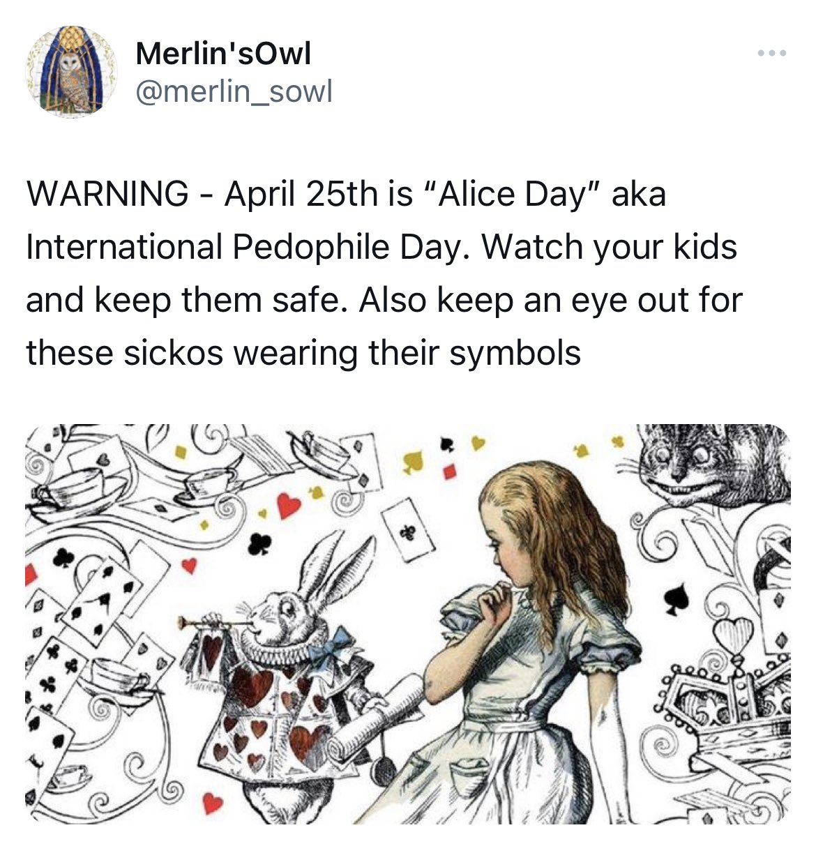 Gays Against Groomers on Twitter: "We’ve never heard of “Alice Day” before. Turns out it’s a day ...