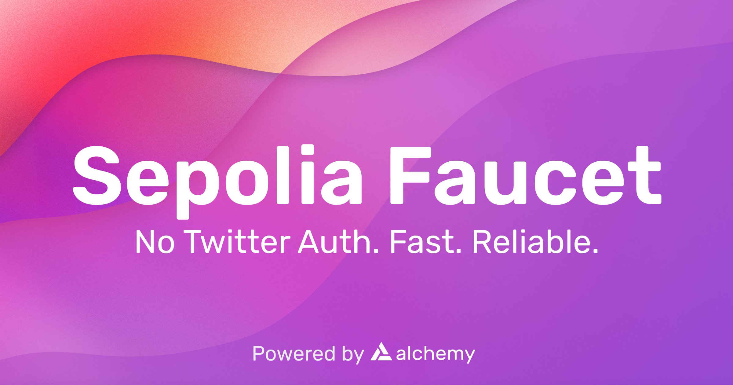 Alchemy | The web3 developer platform on Twitter: "Your Sepolia toolbox 🧰 1⃣ Free Sepolia ETH ...