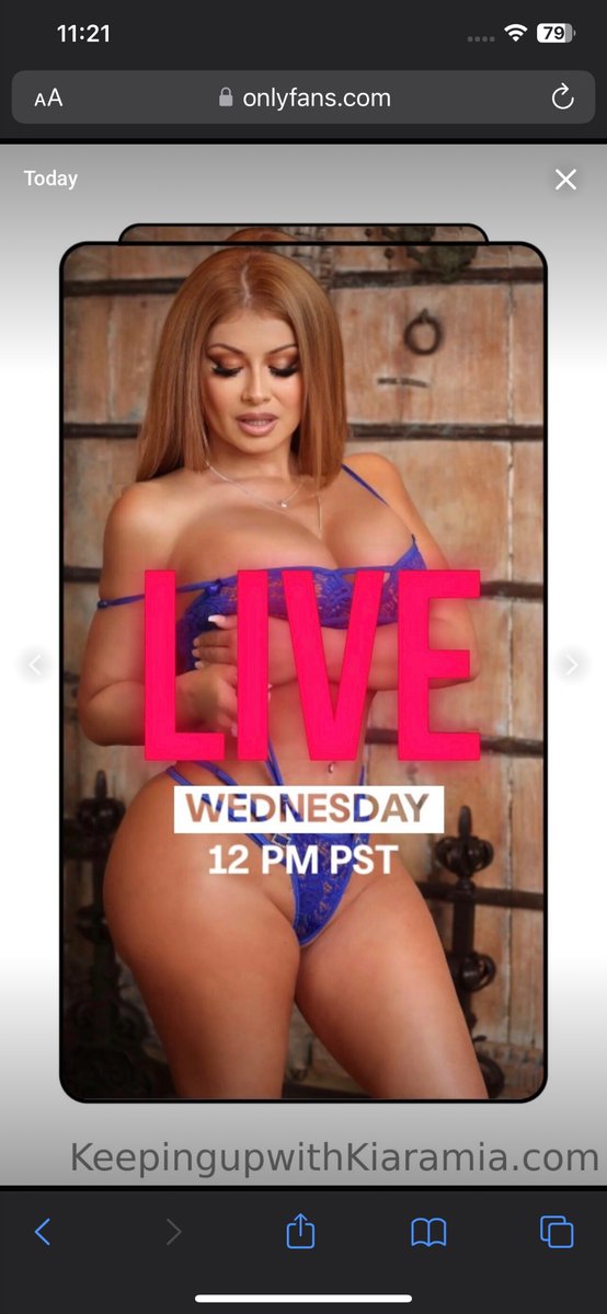 Kiara Mia on Twitter: "🔞We are going live now babe! Make sure you click the link to watch ...