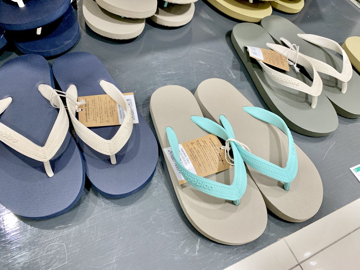 ハンズ梅田店 on Twitter: "人にも環境にもやさしいビーチサンダル🌴「Hippobloo(#ヒッポブルー)」販売中🦛🩴 使用しているのはタイの熱帯雨林で育った天然ゴム。マシュマロの ...