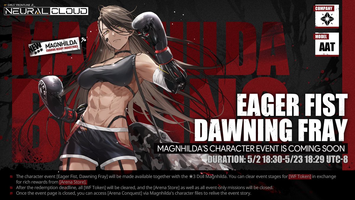 Neural Cloud-EN Official on Twitter: "Dear Professor, Magnhilda's character event is coming! The ...