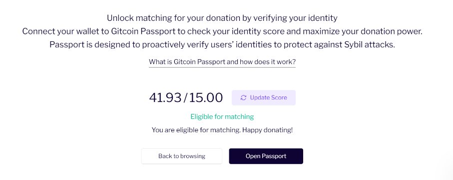 GWEI Research (「 DeFi之道 」品牌升级) on Twitter: "2⃣参与捐赠的前提与流程 参与本轮捐赠需要Gitcoin Passport分数达到15分，如果以前已经 ...
