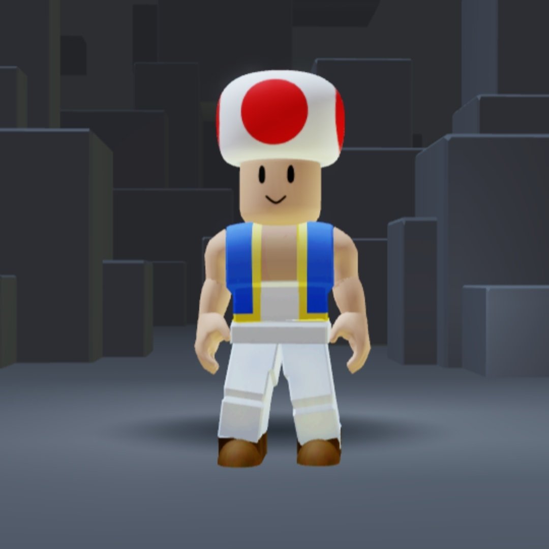 DJ Ninja ⚔️ on Twitter: "This roblox avatar is toad'ally awesome"