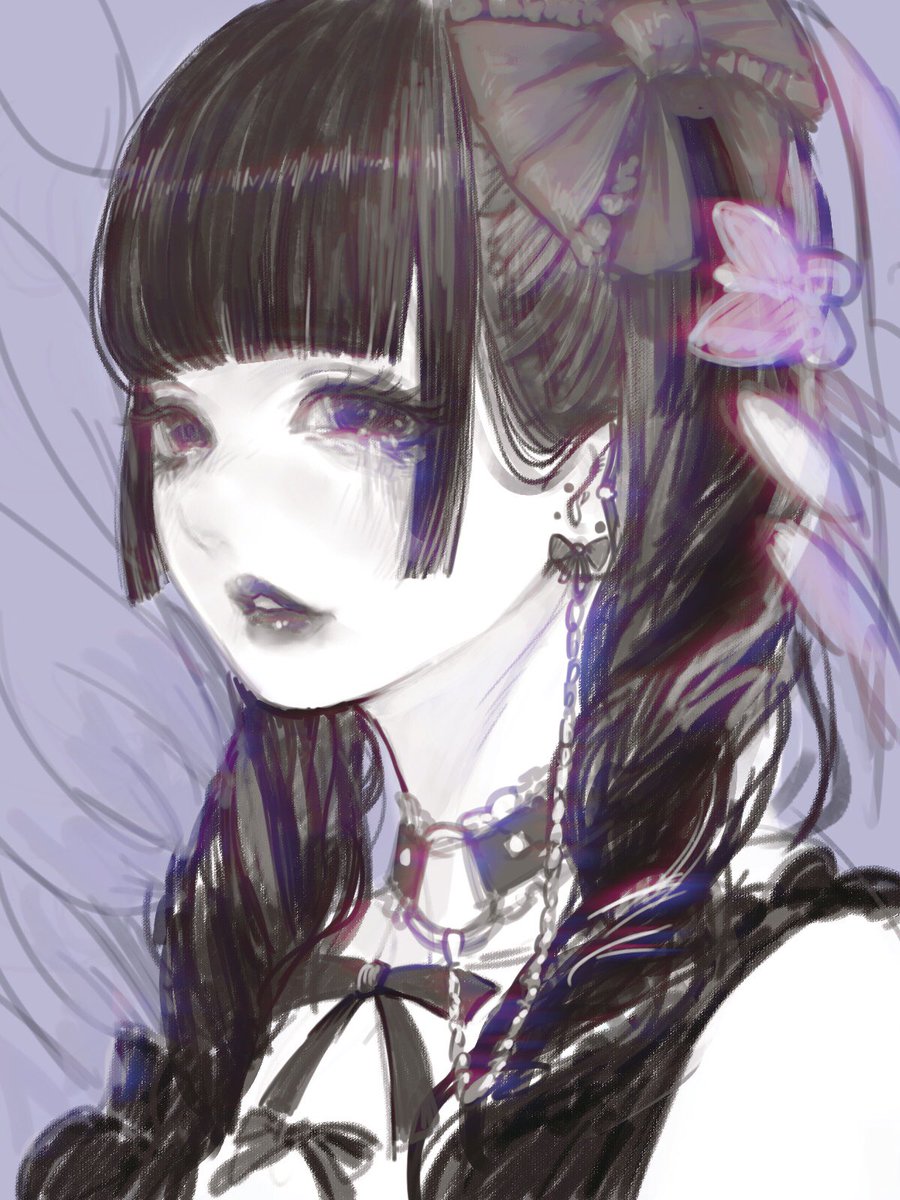 「顔で笑って、心が泣いてる🥹🥹🥹 #illustraion #artwor」|二猫 | NIMOO🐈ﾃﾞｻﾞﾌｪｽ A-231 西1階5/20.21のイラスト