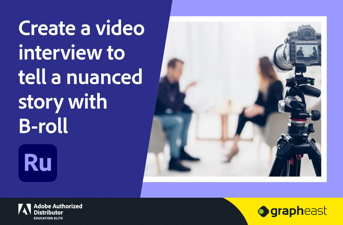 Grapheast Education on Twitter: "Film a video interview to tell a nuanced story with B-roll ...