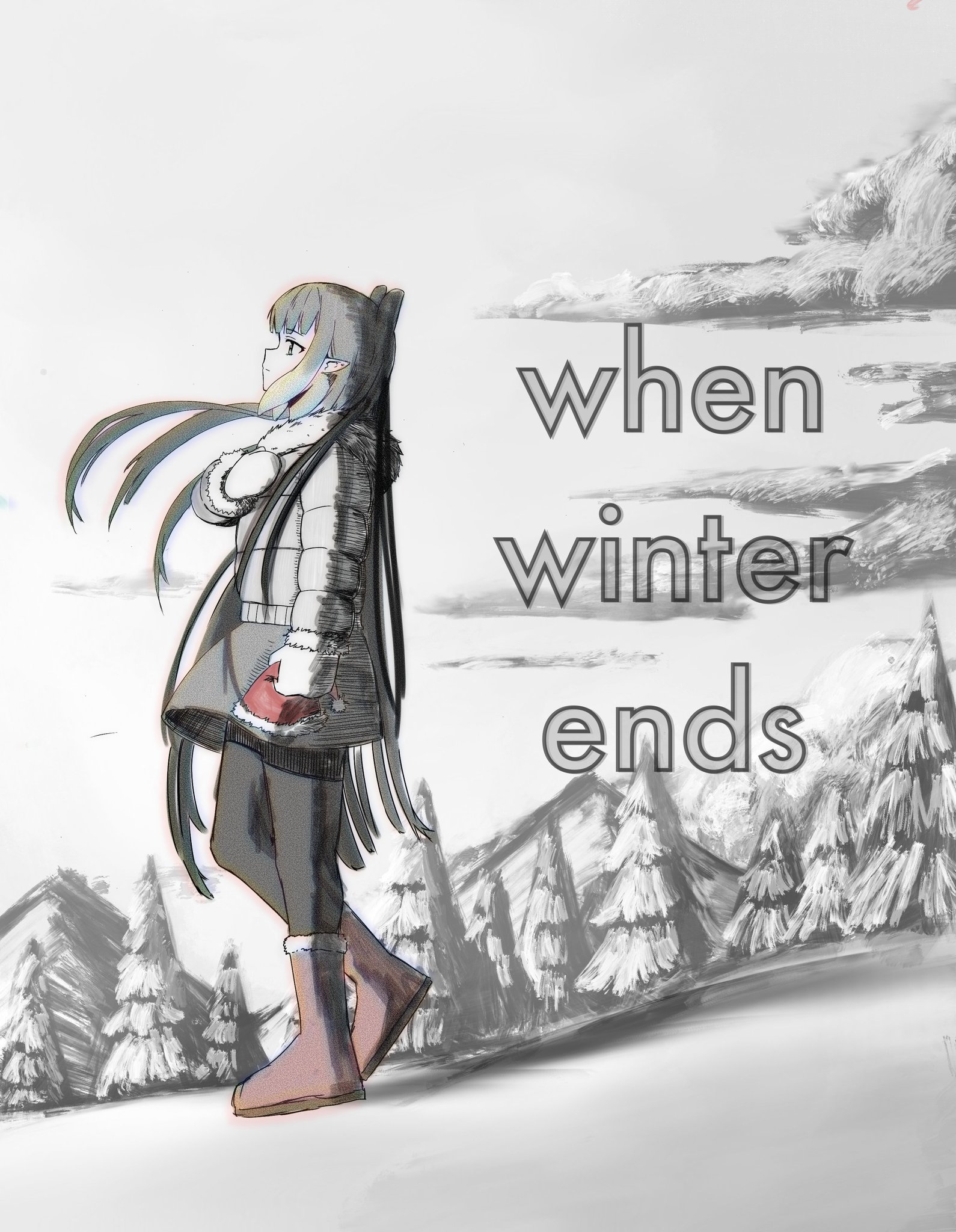 seldine on Twitter: ""When Winter Ends" Part 1 Cover + Pages 1-3 #inART #hololiveEN https://t.co ...