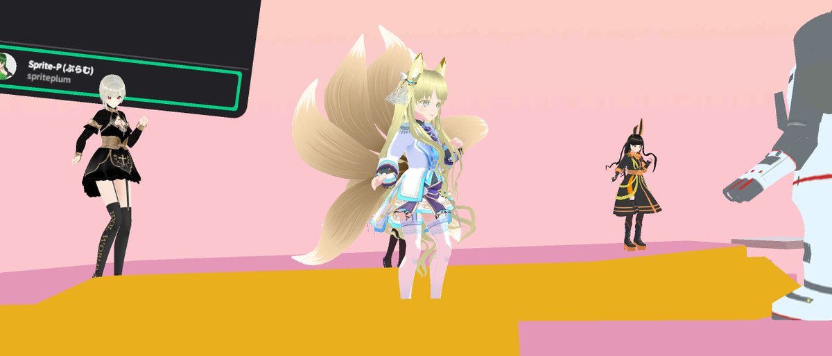 SpritePlum on Twitter: "#くみちょさま 可愛いいお姿で素敵ですね～☀ 遠目からパシャ☆パシャさせて頂きましたよ～ clusterアイドル『あいどるわ〜るど』定期ライブ ...