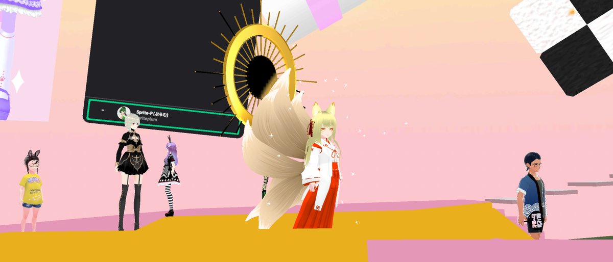 SpritePlum on Twitter: "#くみちょさま 可愛いいお姿で素敵ですね～☀ 遠目からパシャ☆パシャさせて頂きましたよ～ clusterアイドル『あいどるわ〜るど』定期ライブ ...