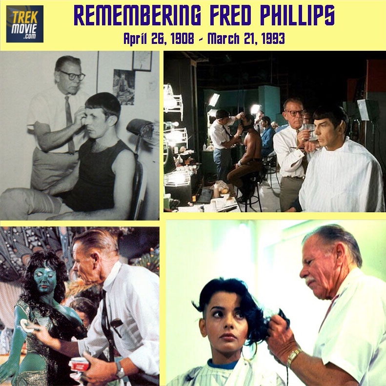 TrekMovie.com on Twitter: "On his birthday, remembering the great Fred Phillips, makeup artist ...