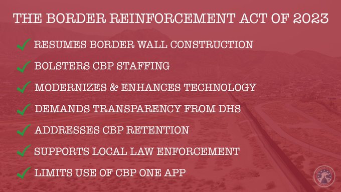 Commitment To America Gop Introduces Border Reinforcement Act