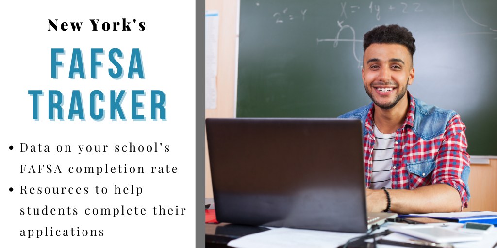 NYS Education Department on Twitter: "New York high schools can use the online FAFSA Tracker to ...