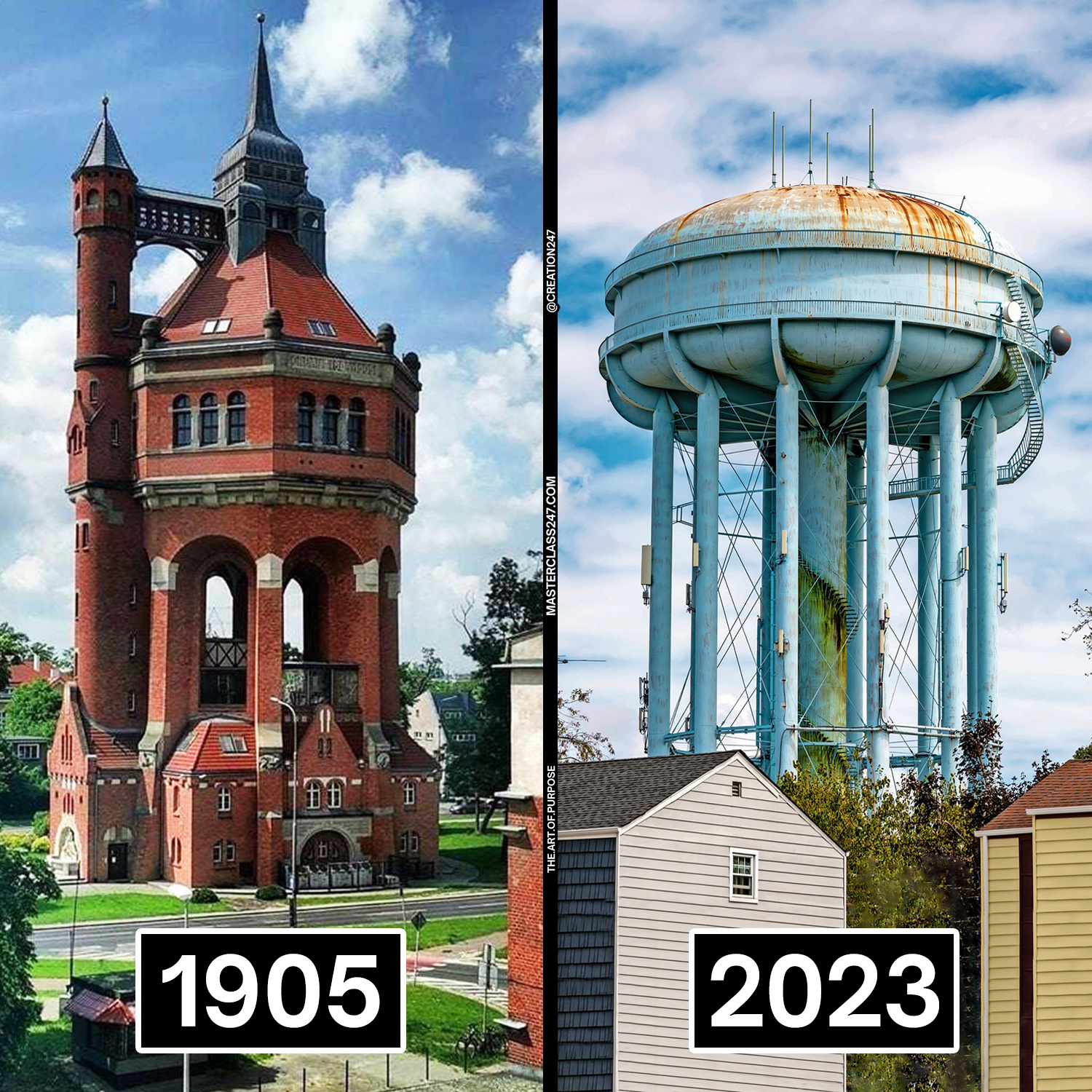 Water Towers Used For