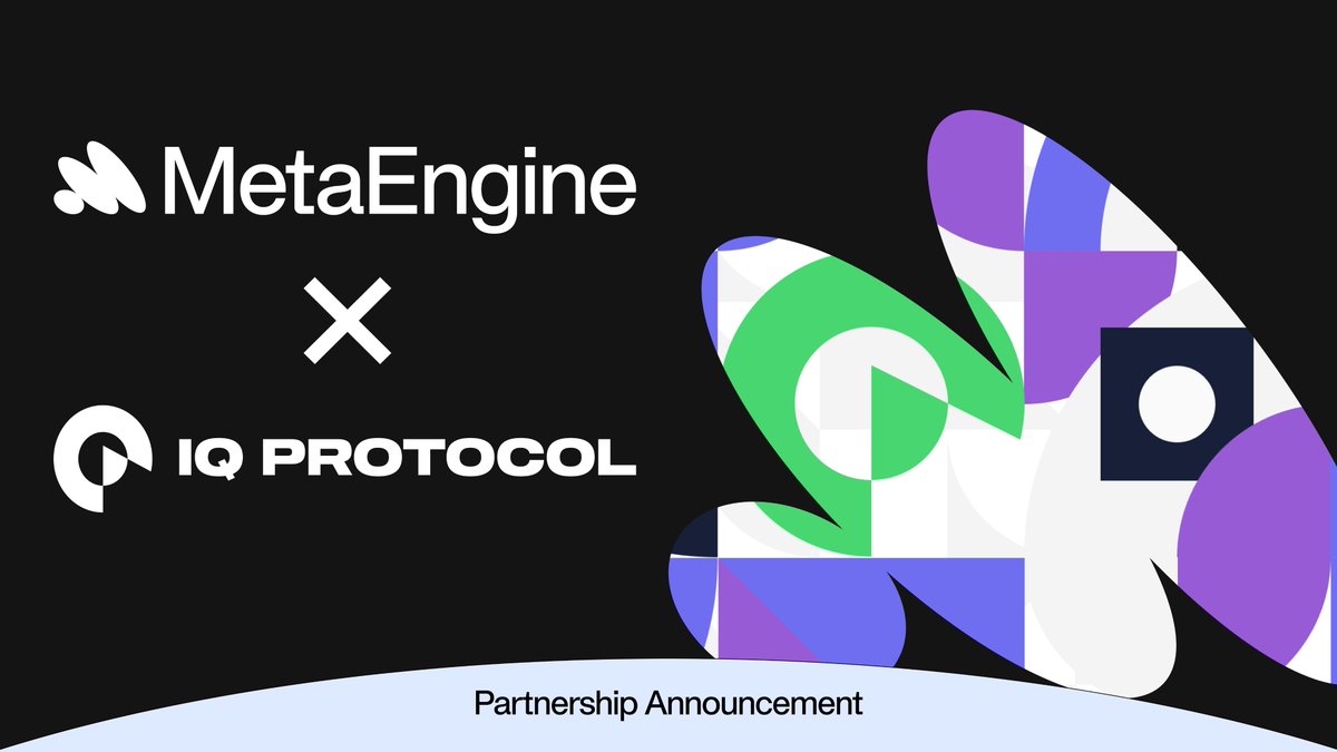 MetaEngine on Twitter: "MetaEngine is partnering with @IQLabs_official🎉🎉 IQ Protocol's ...
