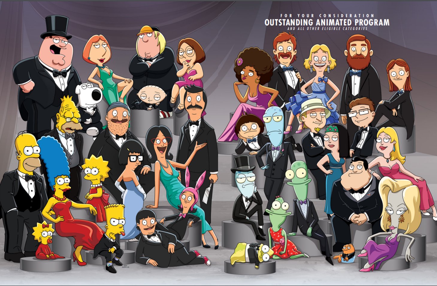 Family Guy Vs Simpsons Vs American Dad