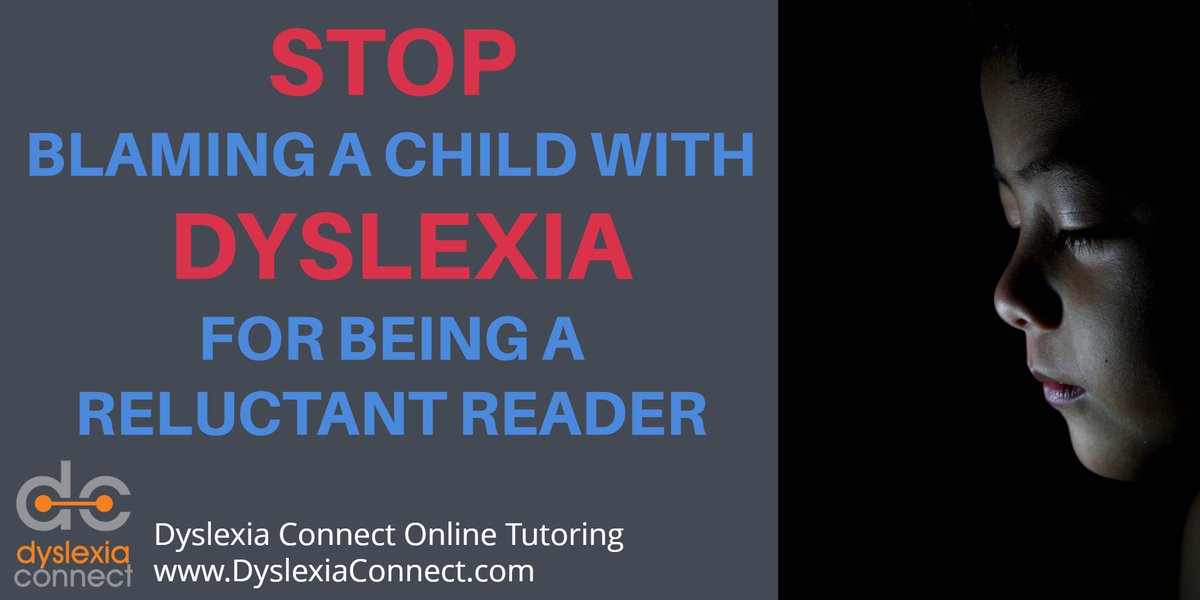 Dyslexia Connect on Twitter: "We should never blame a child with ...
