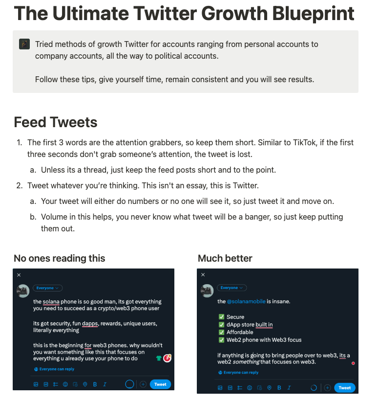ashenone.sol on Twitter: "Ashen's Ultimate Twitter Growth Blueprint 📝 I've compiled everything I ...