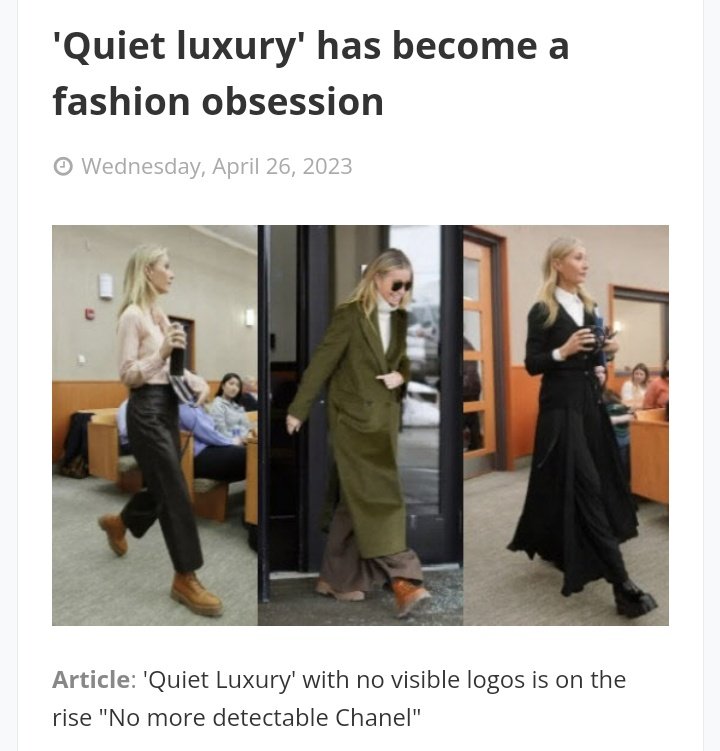 notpannkpop & notnetizenbuzz on Twitter: "[notnetizenbuzz] 'Quiet luxury' has become a fashion ...