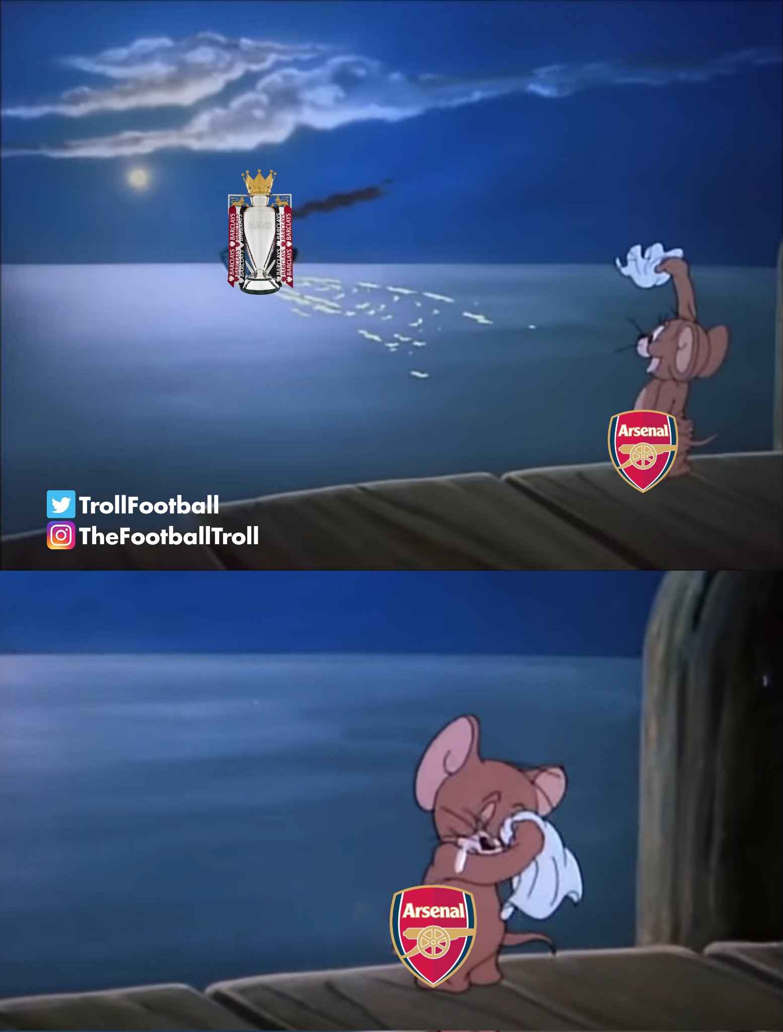 Arsenal Troll Quotes Man Utd Fans Say 'give The Admin A Pay Rise' As