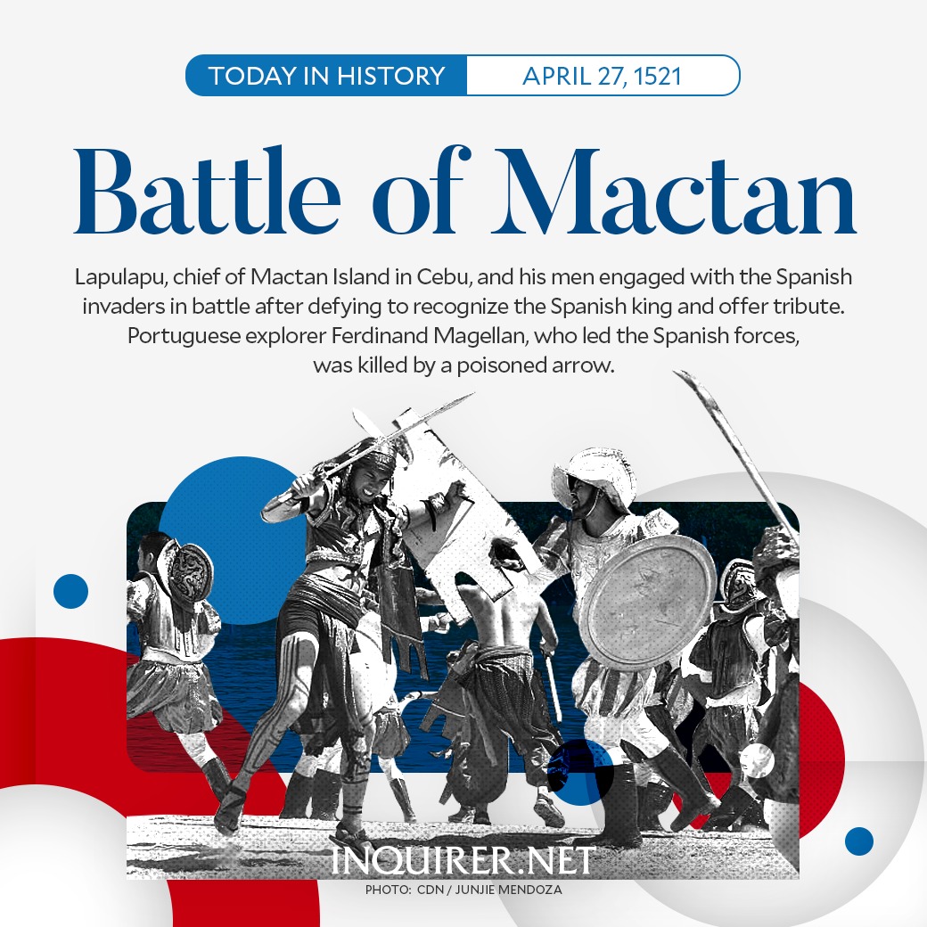 Inquirer on Twitter: "#TodayInHistory Lapulapu and his men were ...