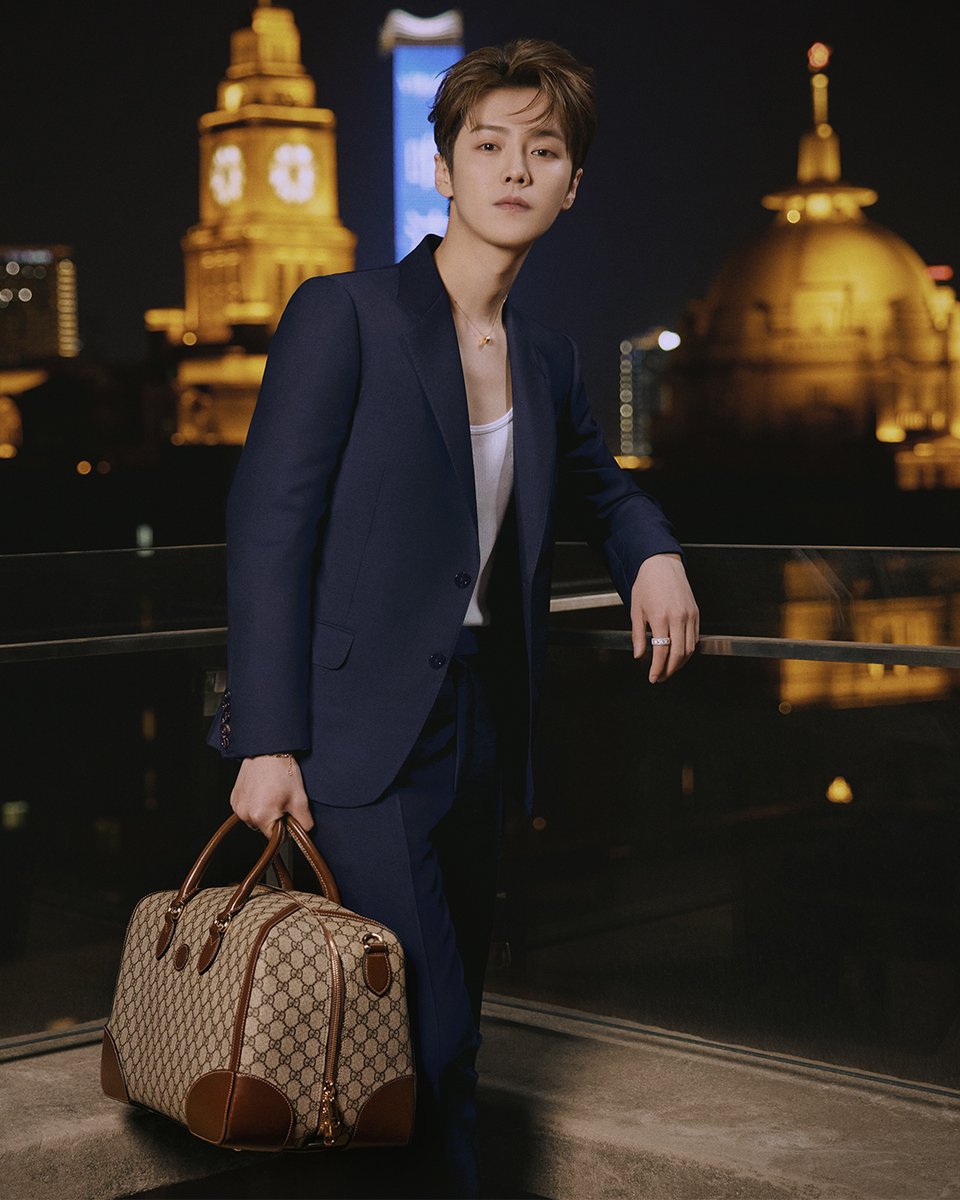 gucci on Twitter: "Overlooking the neon skyline against a starry night, Global Brand Ambassador ...