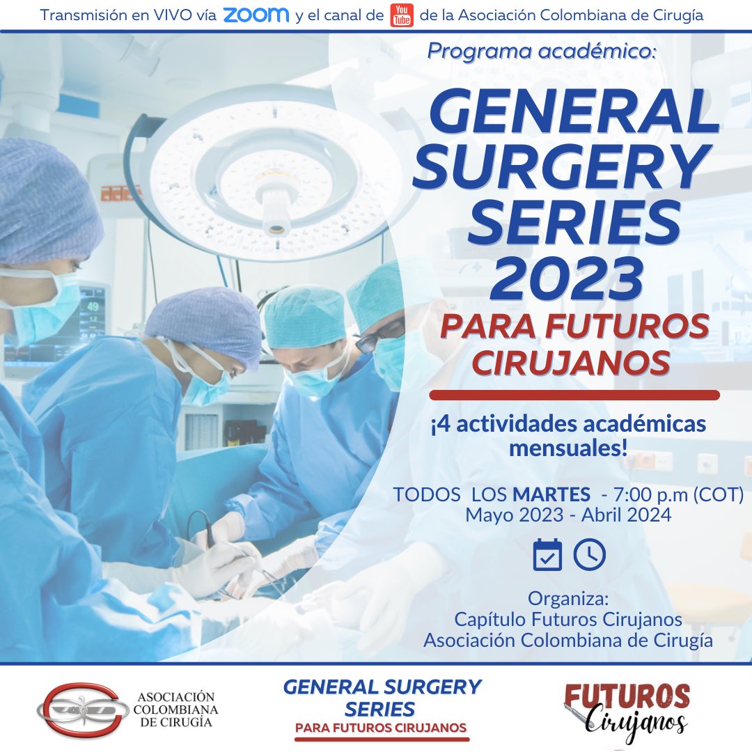 Cirbosque #SoMe4Surgery on Twitter: "RT @futuroscirascol: 👨‍⚕️🩺👩‍⚕️ ¡ATENCIÓN FUTUROS CIRUJANOS ...