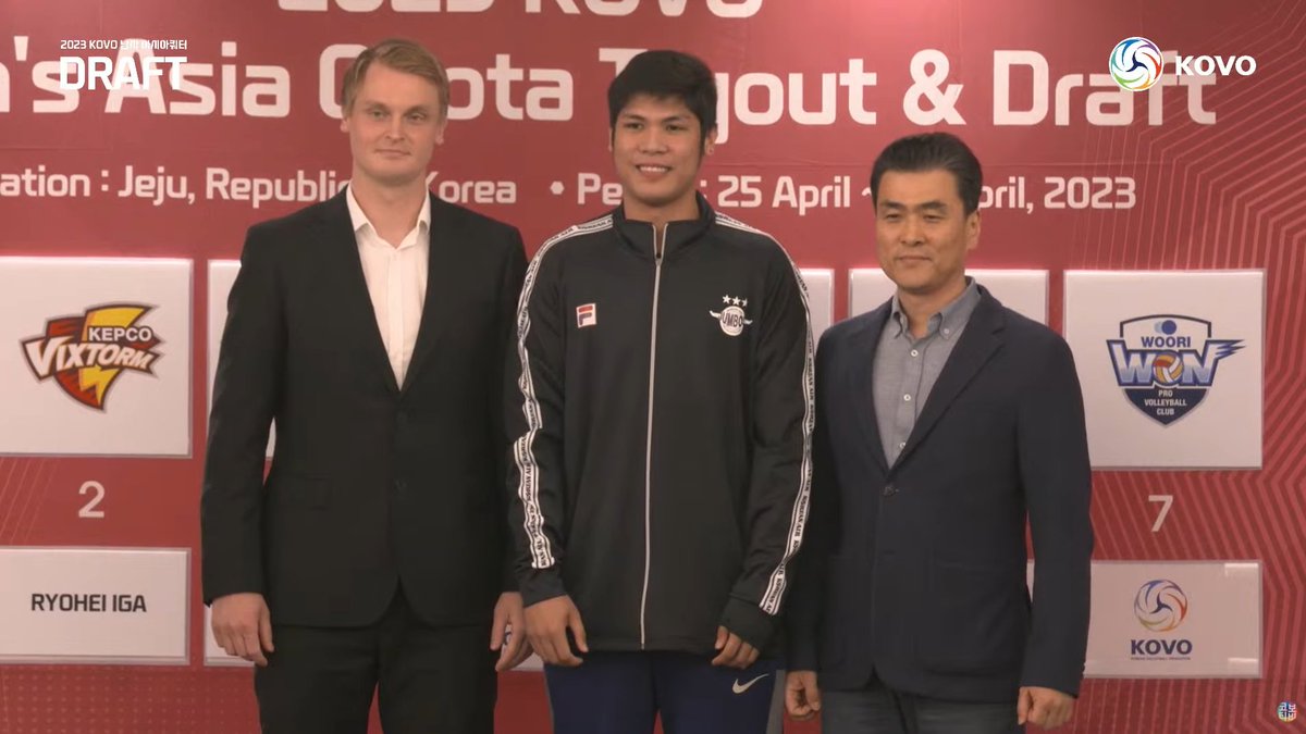 wolfy 🐺 #VolleybiotsFeud on Twitter: "Marck Espejo is the third pick in today's KOVO Draft ...