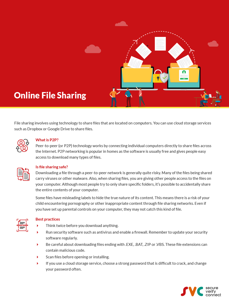 BruCERT on Twitter: "When sharing files online, it is important to use file sharing services ...