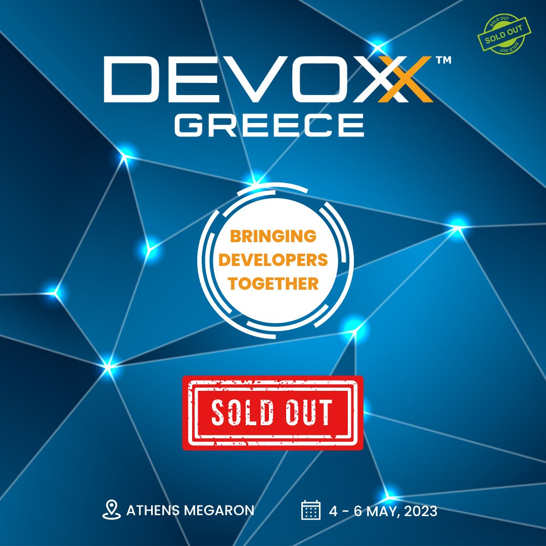 Devoxx Greece on Twitter: "📣 Exciting news! Our upcoming Devoxx Greece tech event is officially ...