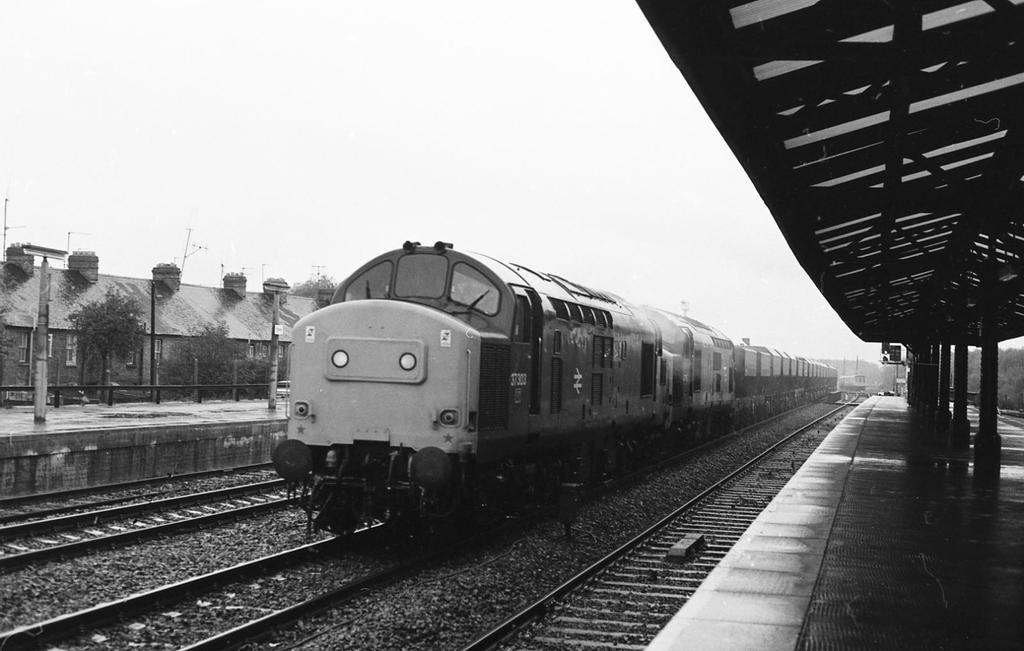 Eastbourne Model Railway Society on Twitter: "Class 37303 & 37187 at Oxford - 20th October 1982"