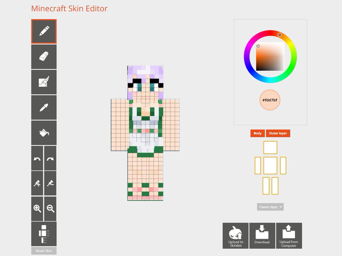 Missfushi 🍄 Asmr Vtuber And Gamer On Twitter Ahhh Themadsmith Made A Fushi Minecraft Skin I No