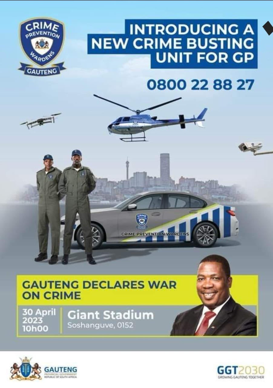 Gauteng ANC #VoteANC on Twitter: "Gauteng Declares War On Crime! As promised during Gauteng SOPA ...