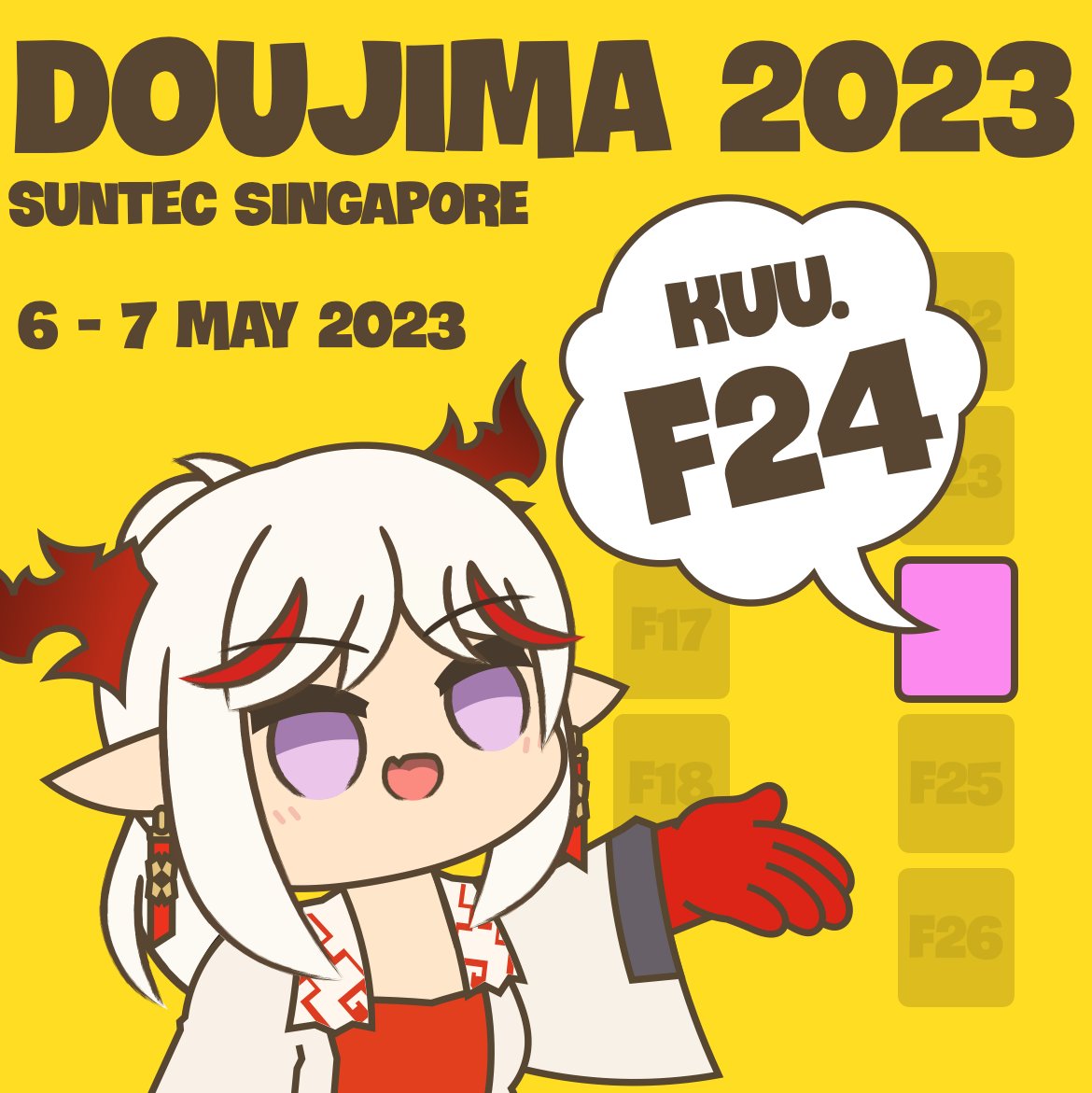 Kuu. on Twitter: "Hey All! We will be at the upcoming Doujima 2023 happening from 6-7 May! We ...