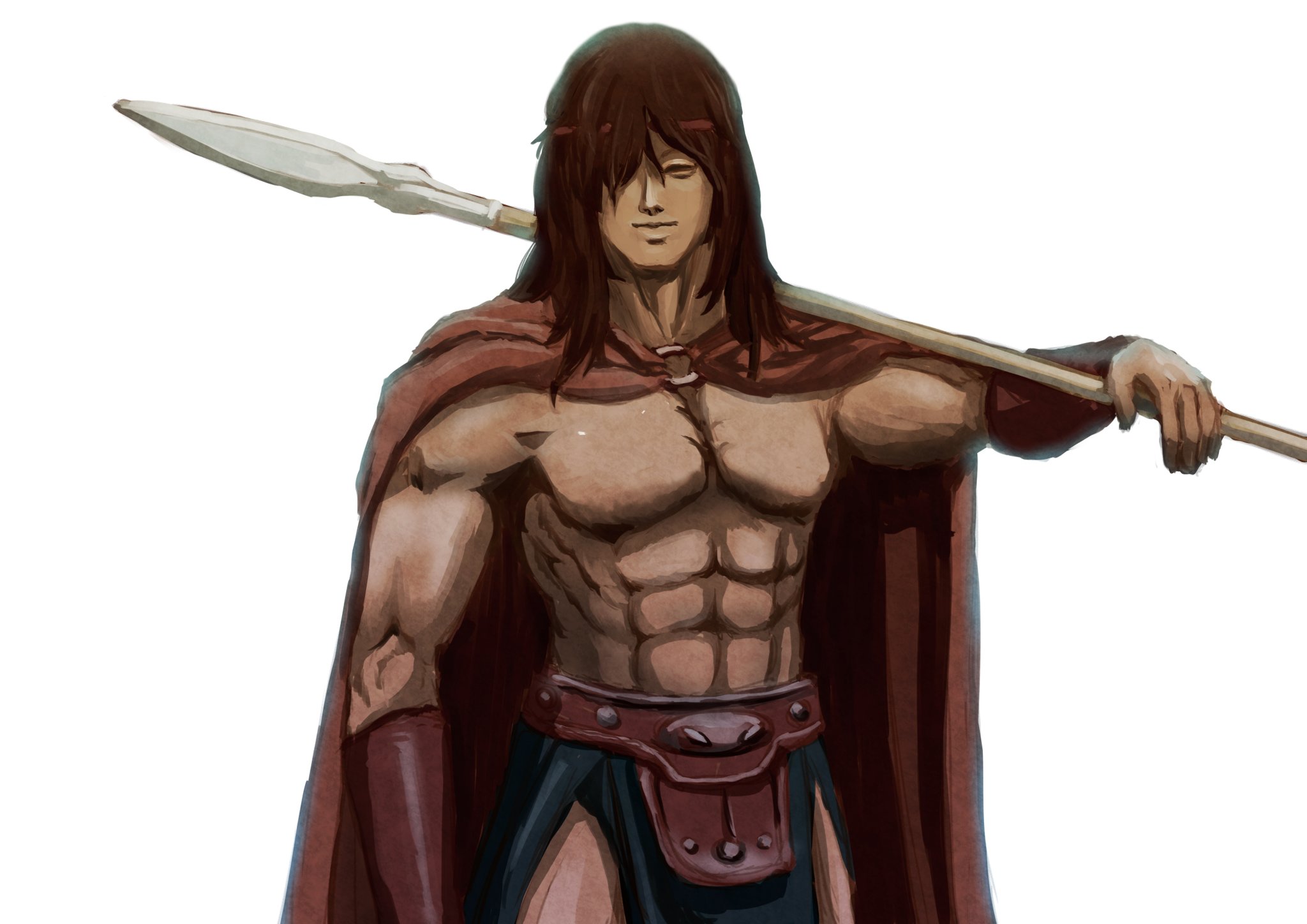 あんじんねこ＠TRPG on Twitter: "TRPG過去イラスト再掲15枚目は #AFF2e たけ @takesato1974 さんのPC、月岩山地の蛮族ジェローム🙂 戦闘の時はご想像 ...