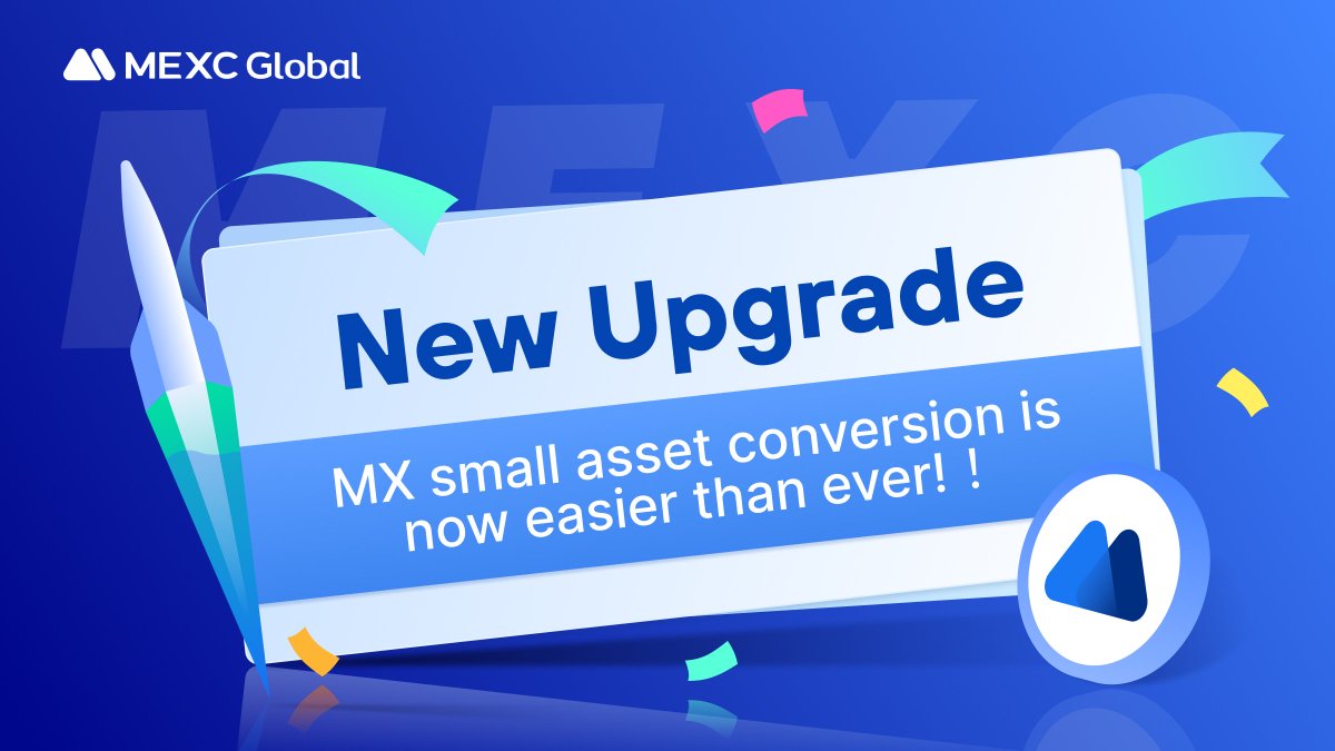 MEXC Global on Twitter: "New feature - Faster & Easier $MX Small Asset Conversion! 1⃣Convert the ...