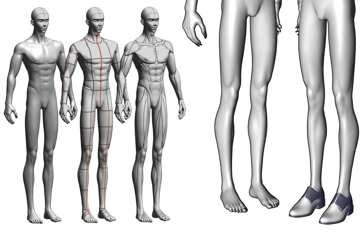 에이콘3D on Twitter: "날씬한 몸매가 특징인 일반 클튜 3d 인형비해 해부학적으로 더 정확한 포즈를 갖춘게 특징이에요! 귀 모양, 턱선, 눈매도 바꿀 수 있어요 ...