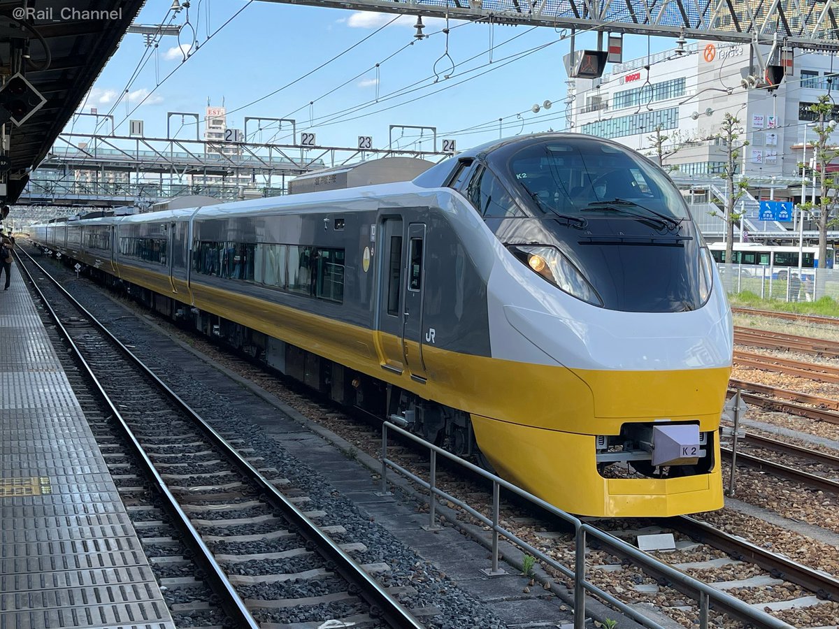 レールちゃんねる on Twitter: "#E657系 K2編成 黄・ひたち海浜公園と水仙(イエロージョンキル) 出場回送。宇都宮では #651系 OM201編成と #E531系 K557 ...