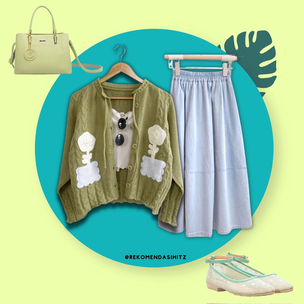 Rekomendasi Hitz on Twitter: "Green Series 💚 Blazer : http://shope.ee/7pJXHPLhqu Skirt : http ...